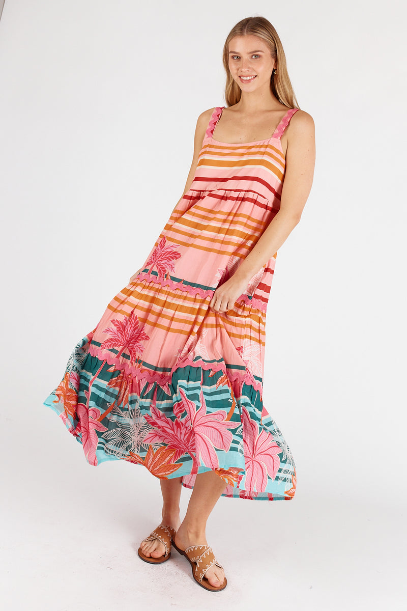 LulaLife Isla Sundress Sunset – LulaLife Shop